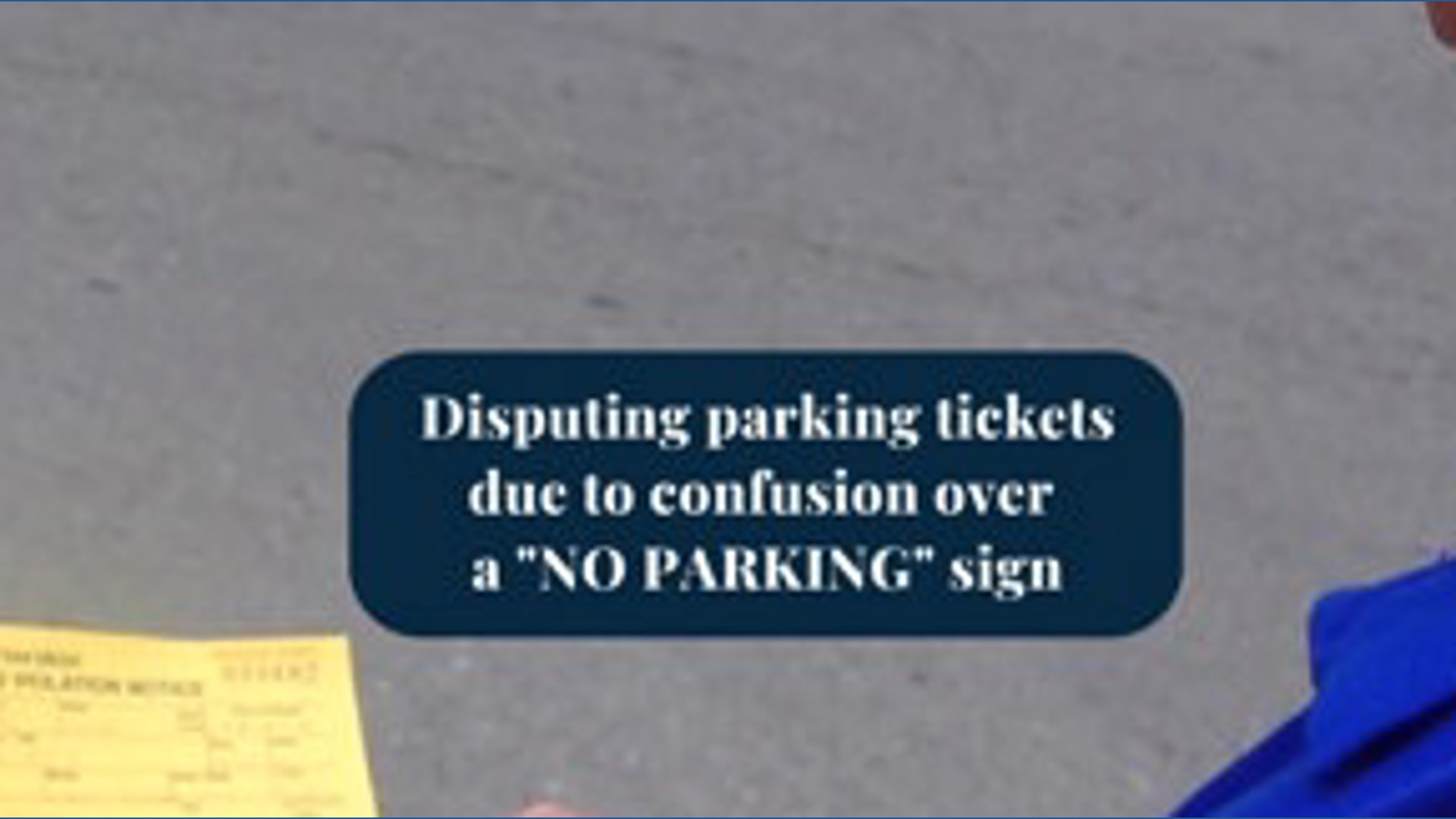 Arrows on "No parking" signs, what do they mean?