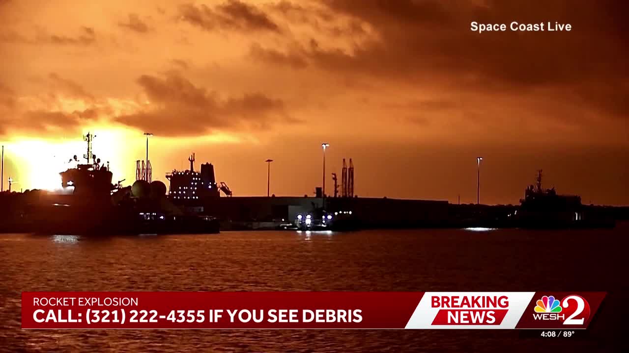 What to do if rocket debris washes up on Florida beaches