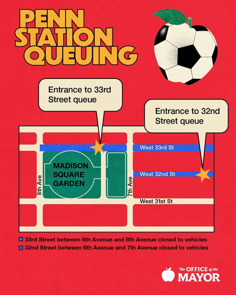 NYC will cut off traffic during 2026 World Cup games with amped-up ...