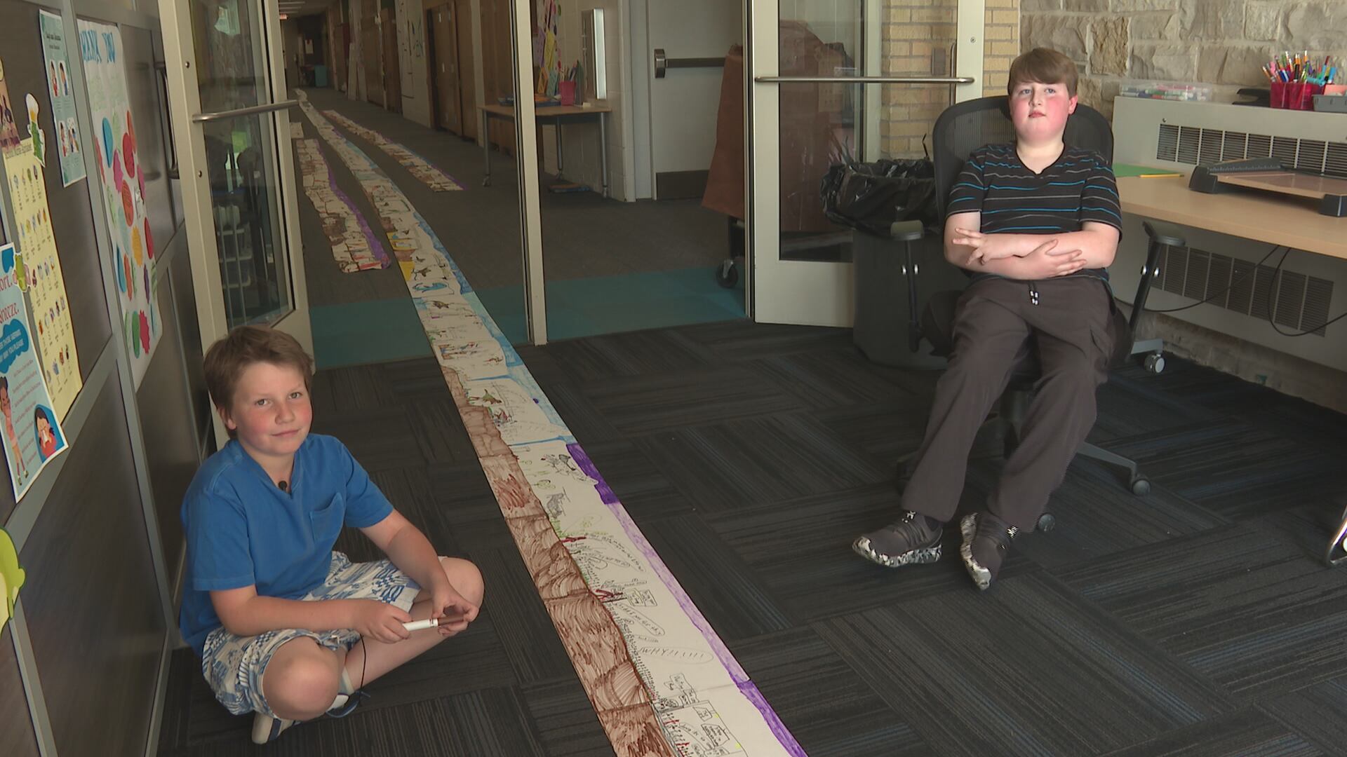 Fourth graders create 'The Masterpiece,' a drawing nearly the length of ...