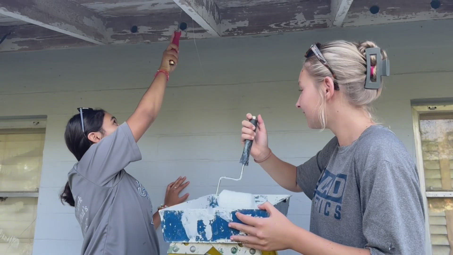 Goliad students kicking off summer break by giving back to community