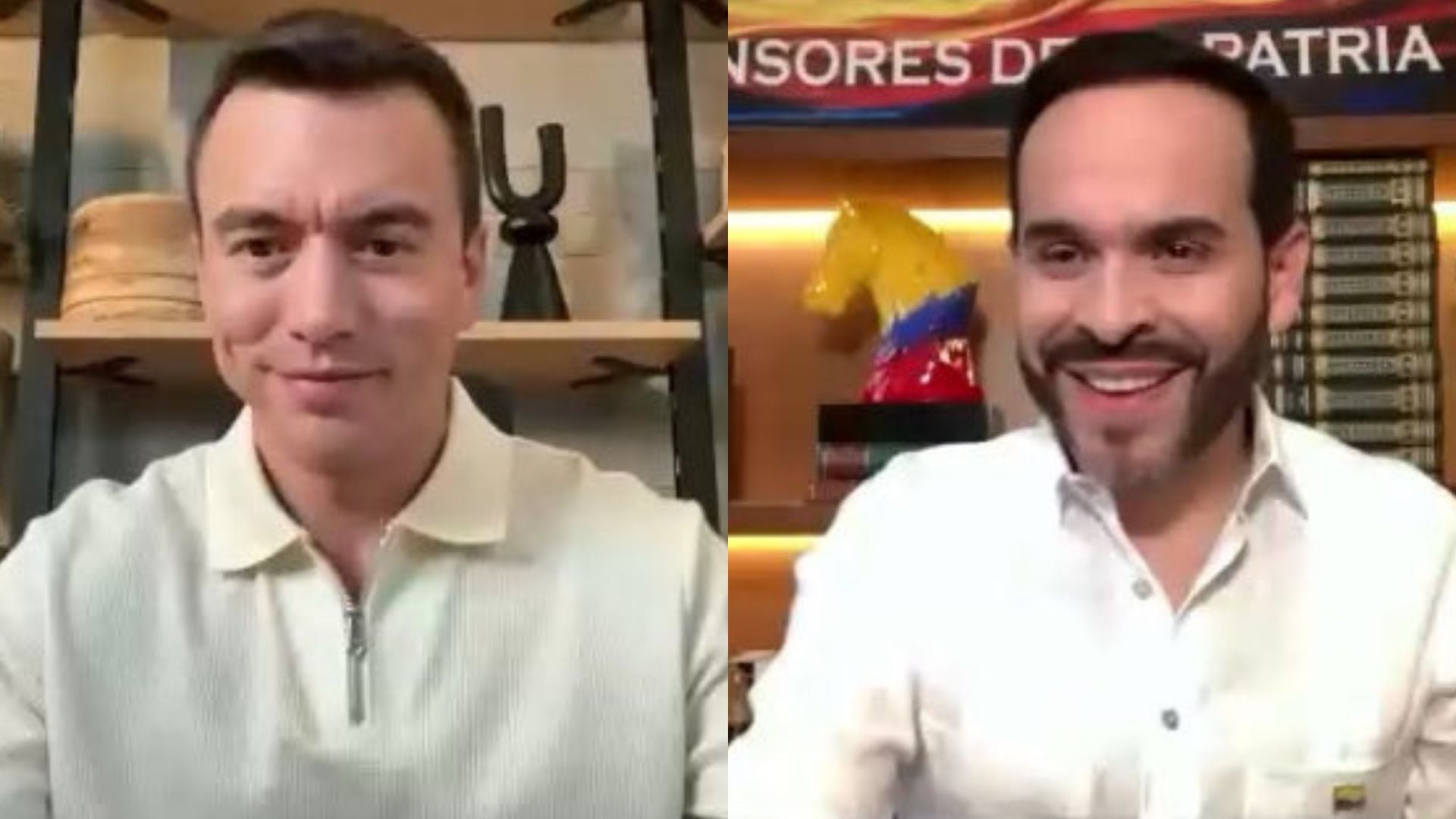 Presidente ecuatoriano Daniel Noboa participa en la política colombiana ...