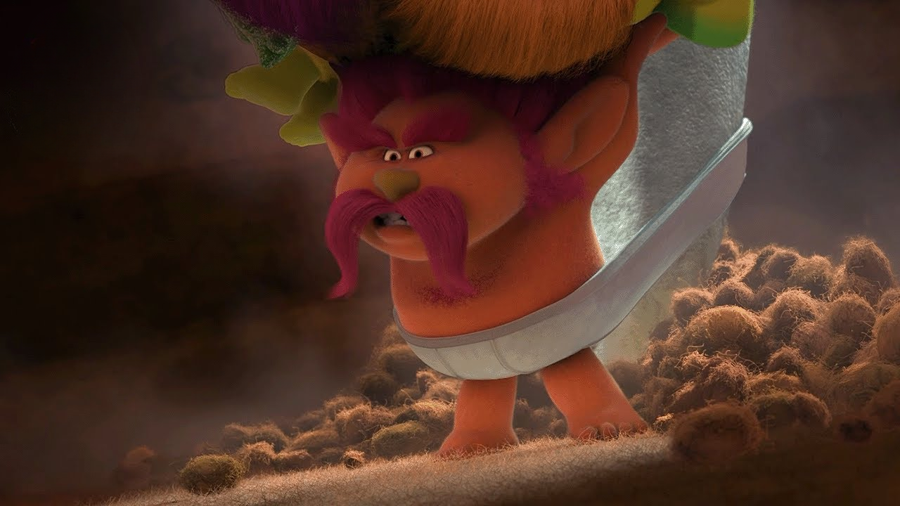 Loses his clothes but saves the trolls | Trolls
