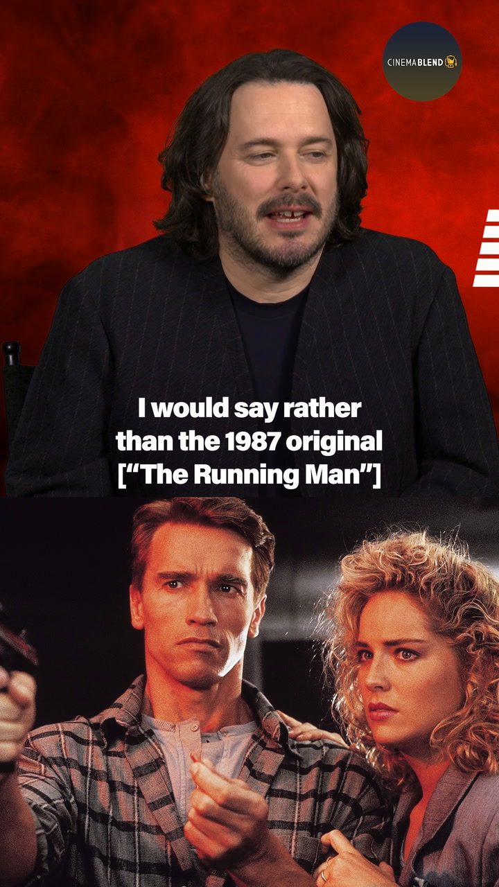 Edgar Wright’s Running Man inspirations include an Arnold ...