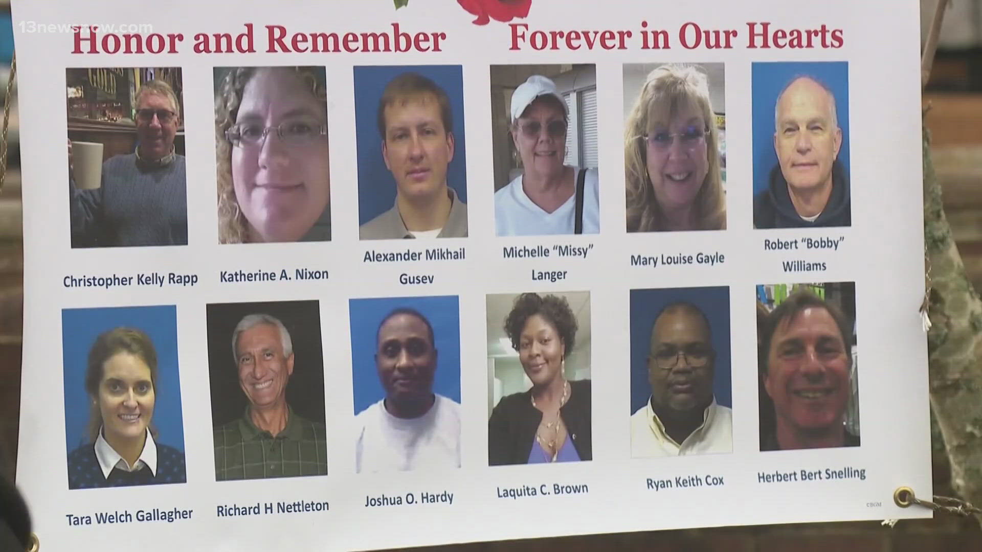 Flags to be lowered Sunday to honor victims of 2019 Virginia Beach shooting