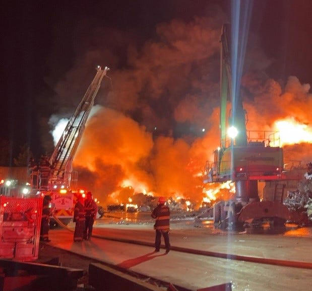EMR pauses metal recycling after another fire, faces shutdown calls