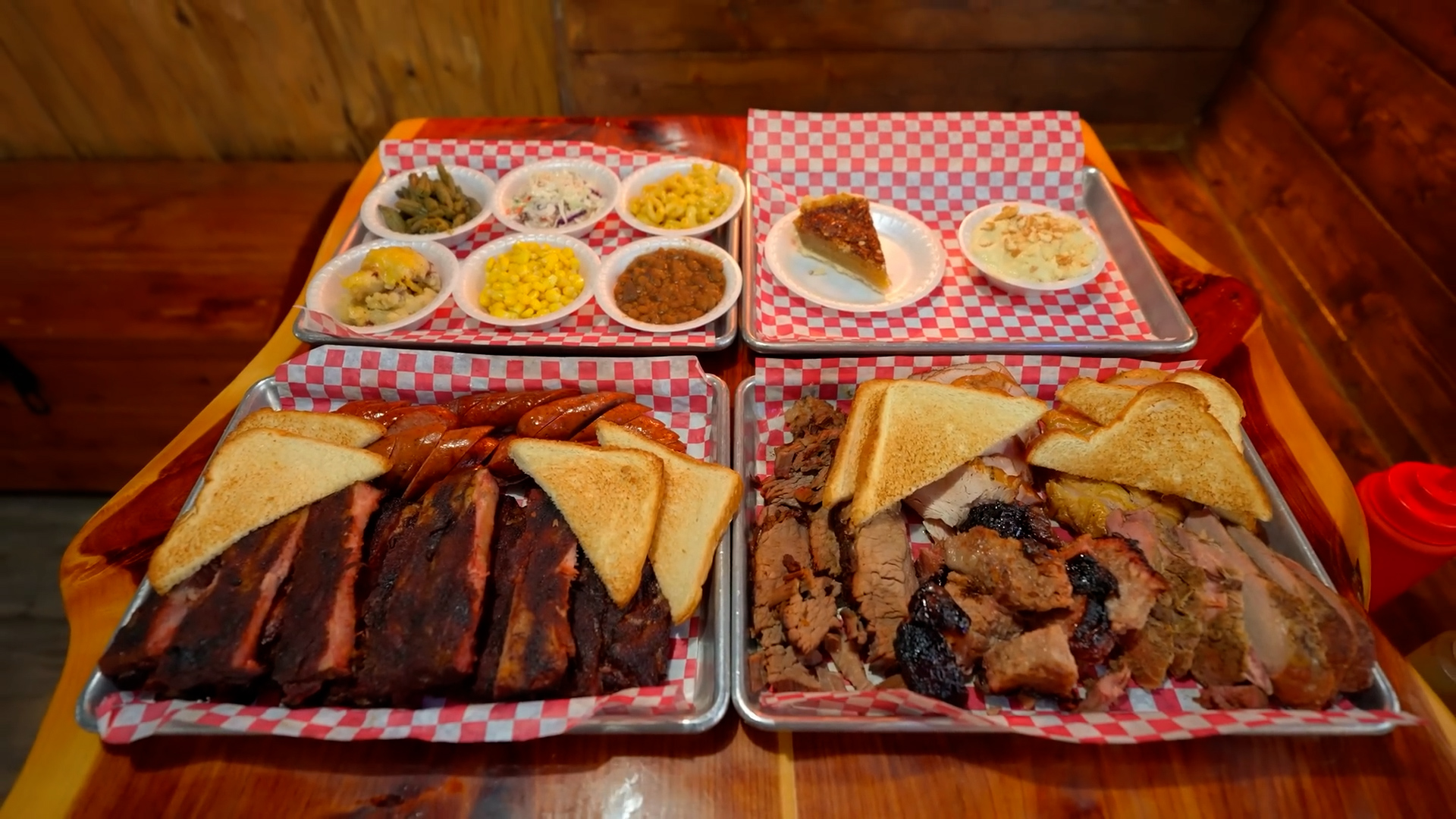 Man attempts undefeated 11lb Texas BBQ challenge - can he finish it?