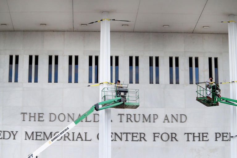 Judge orders Trump’s name removed from Kennedy Center