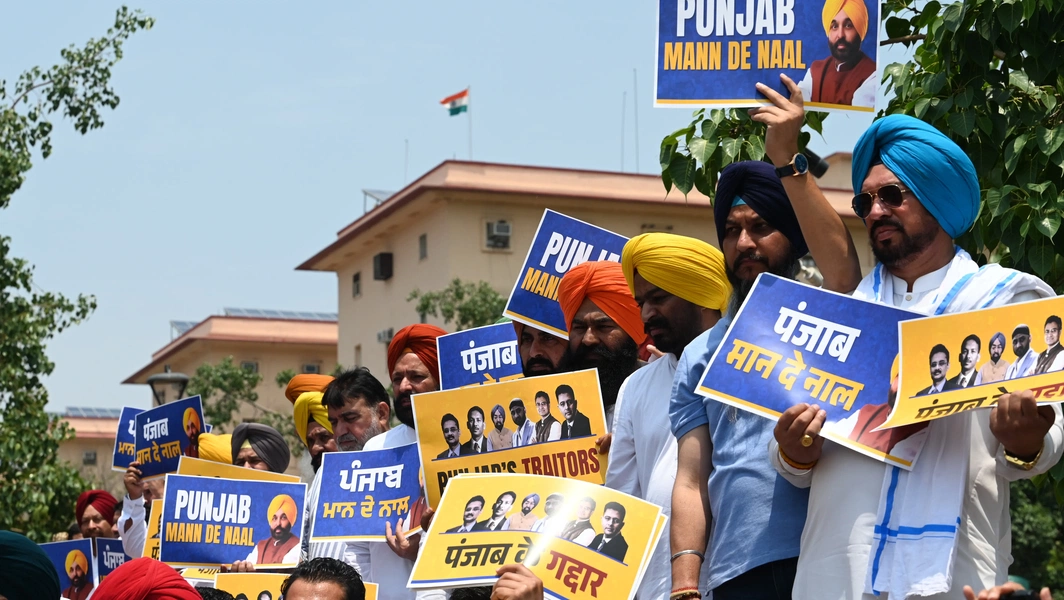 AAP sweeps Punjab civic polls as Kejriwal mocks BJP