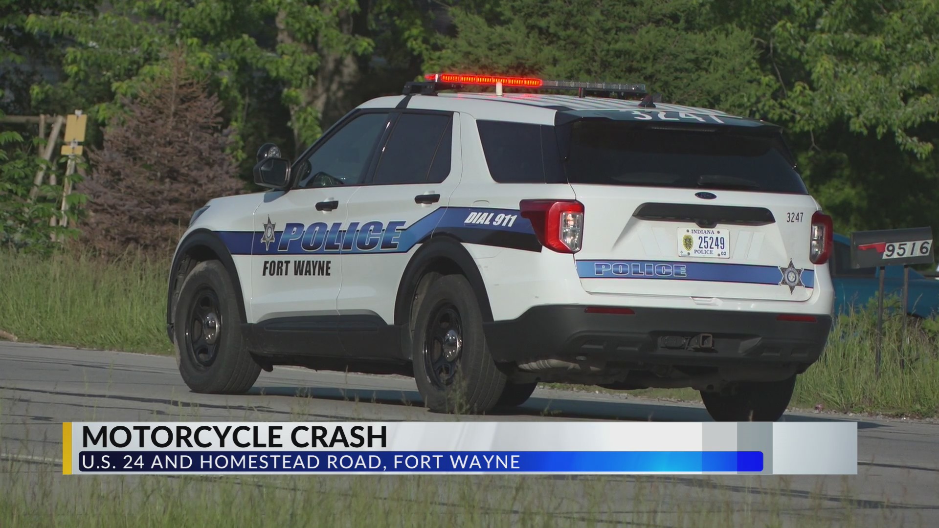 WPD investigates motorcycle crash by US 24, Homestead