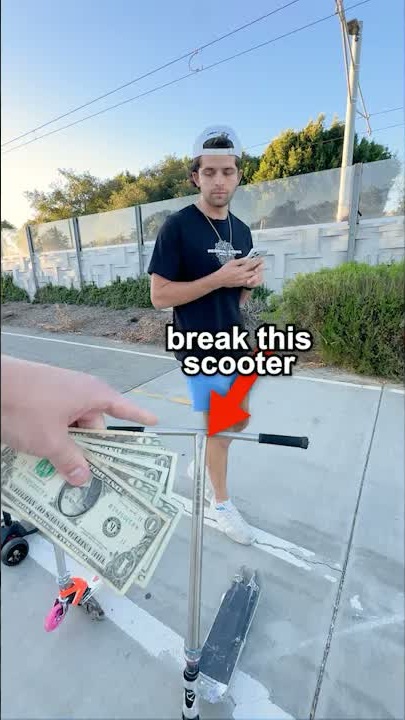Can I break these scooters for cash?