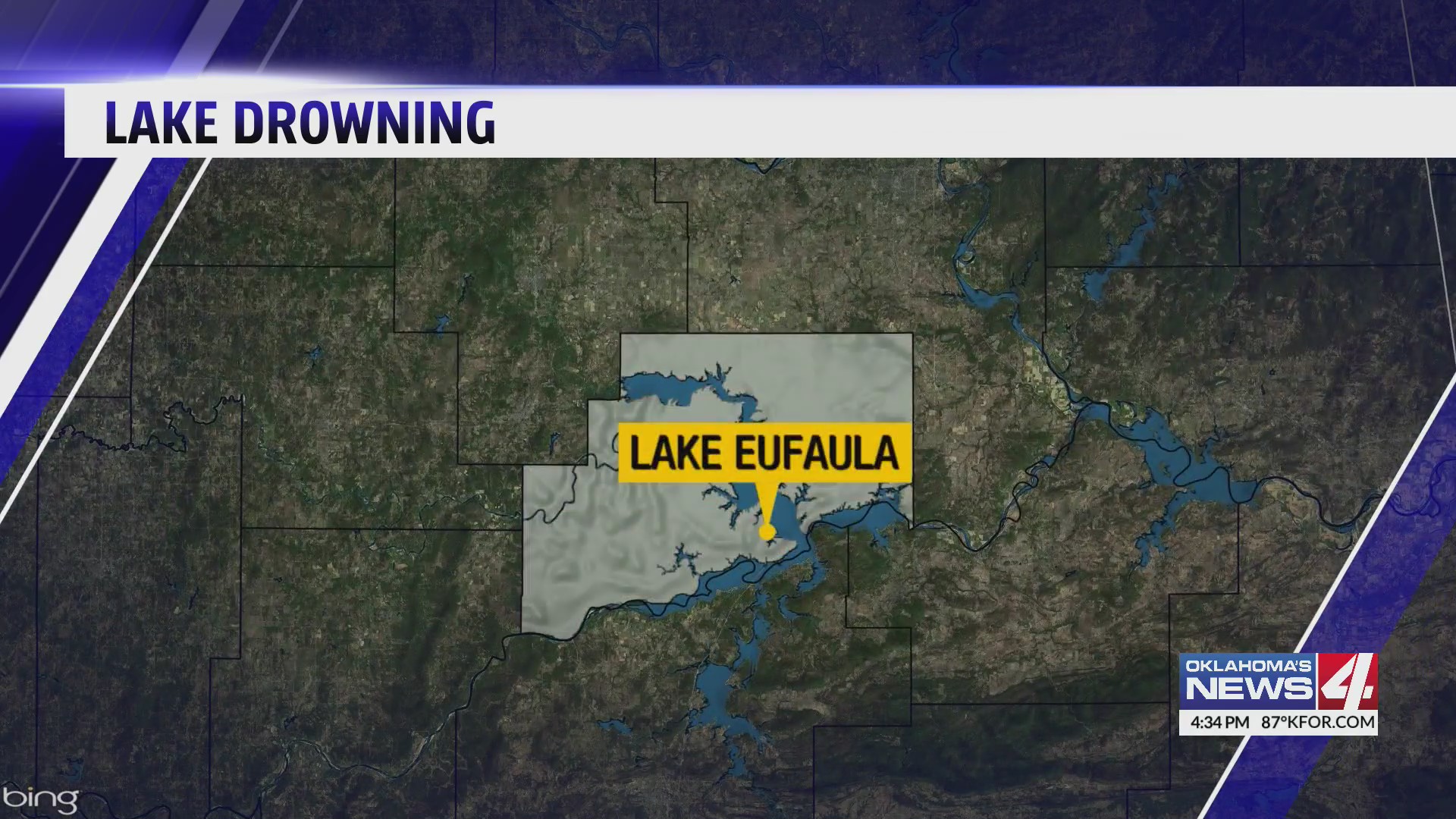 Lake drowning at Lake Eufaula