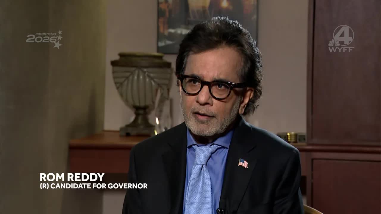 South Carolina Governor Candidate Rom Reddy Discusses Campaign Goals ...