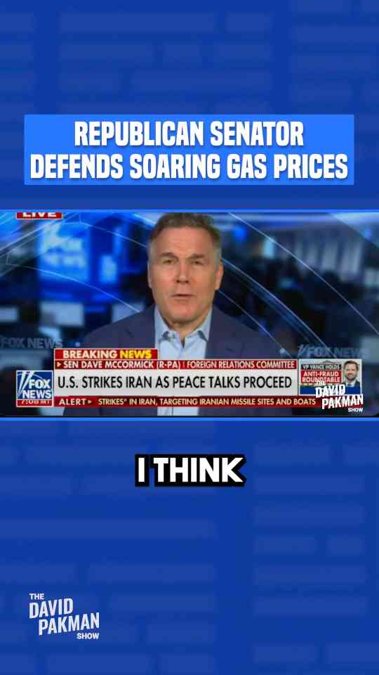 Senator defends soaring gas prices #shorts