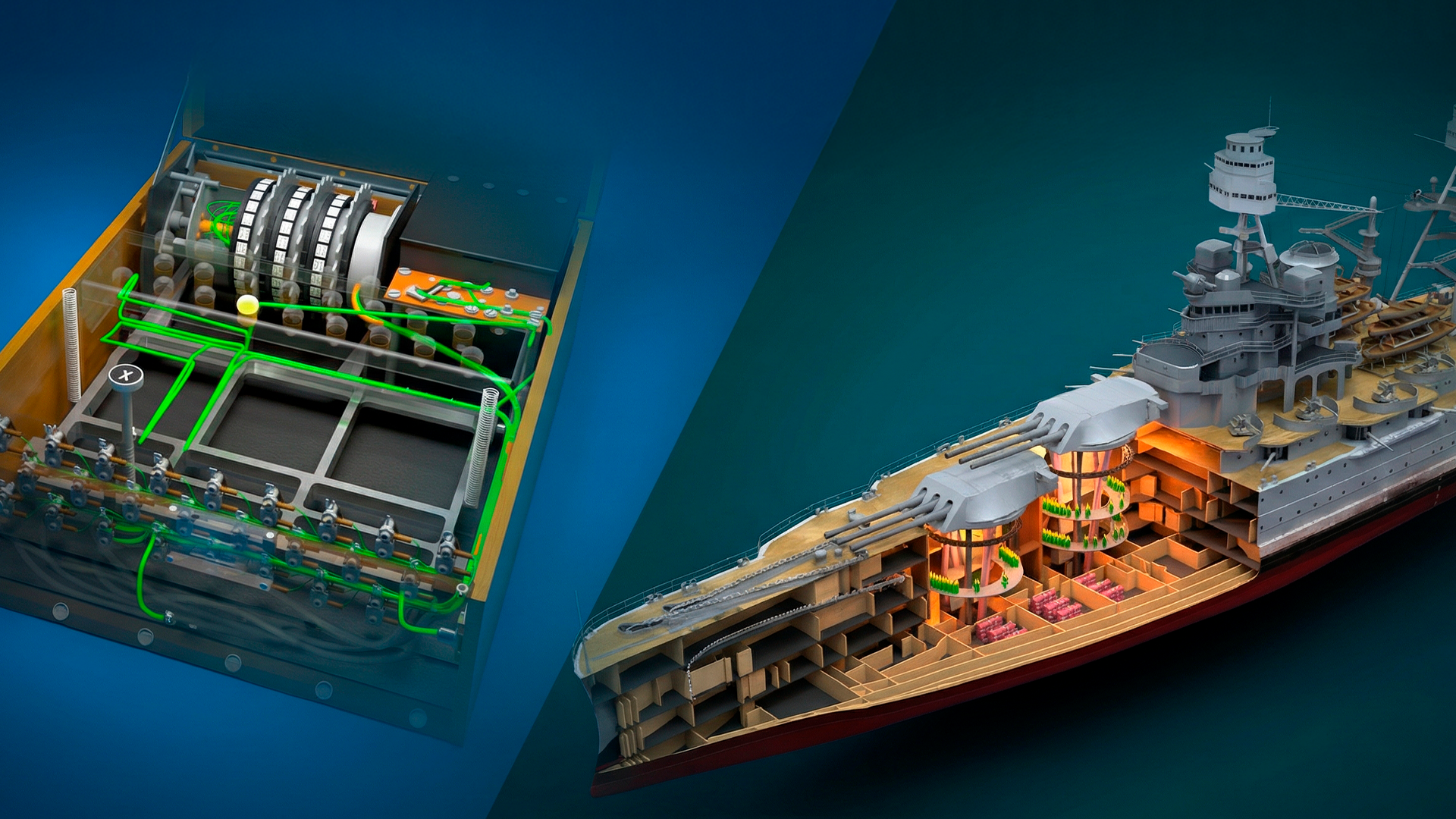 What happened to the USS Arizona? (Pearl Harbor) & the Enigma Machine work?