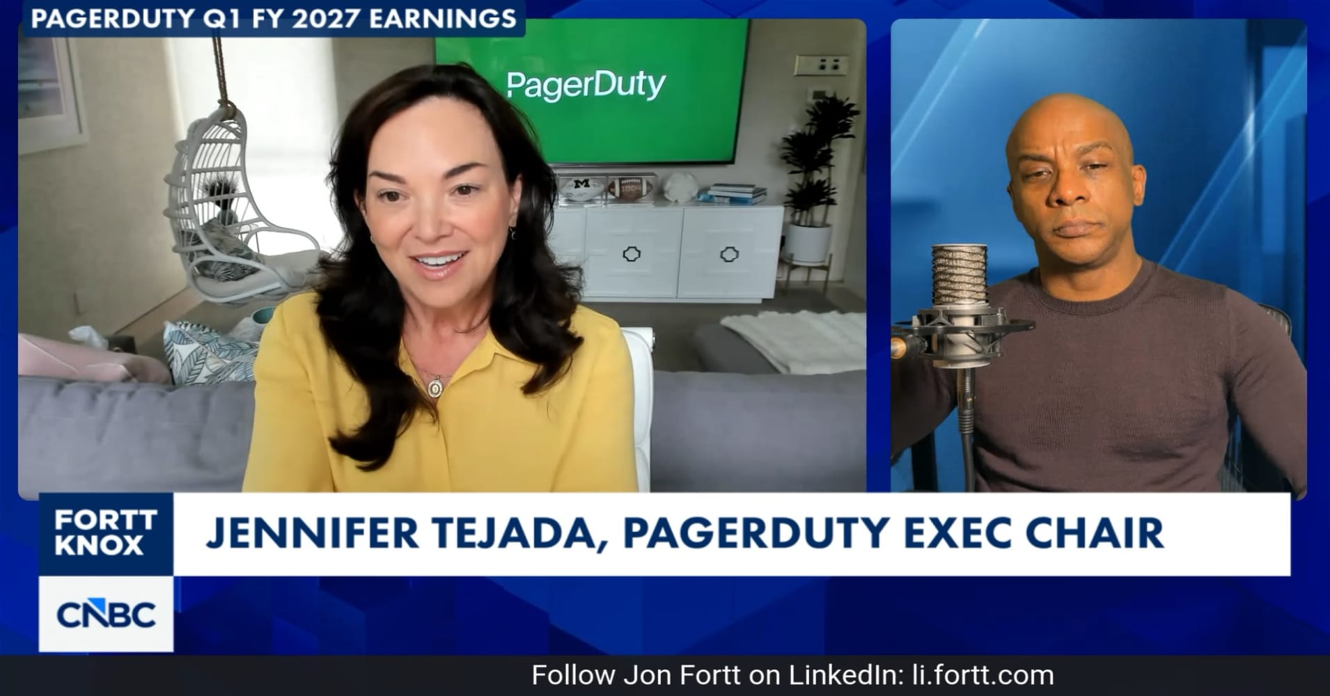 Jennifer Tejada, PagerDuty executive chair: Fortt Knox earnings