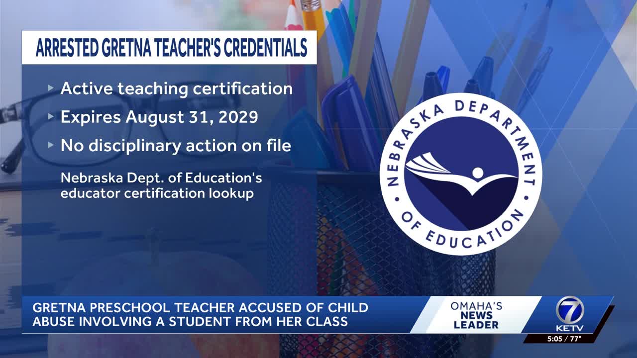 Gretna teacher fired amid child abuse investigation involving student
