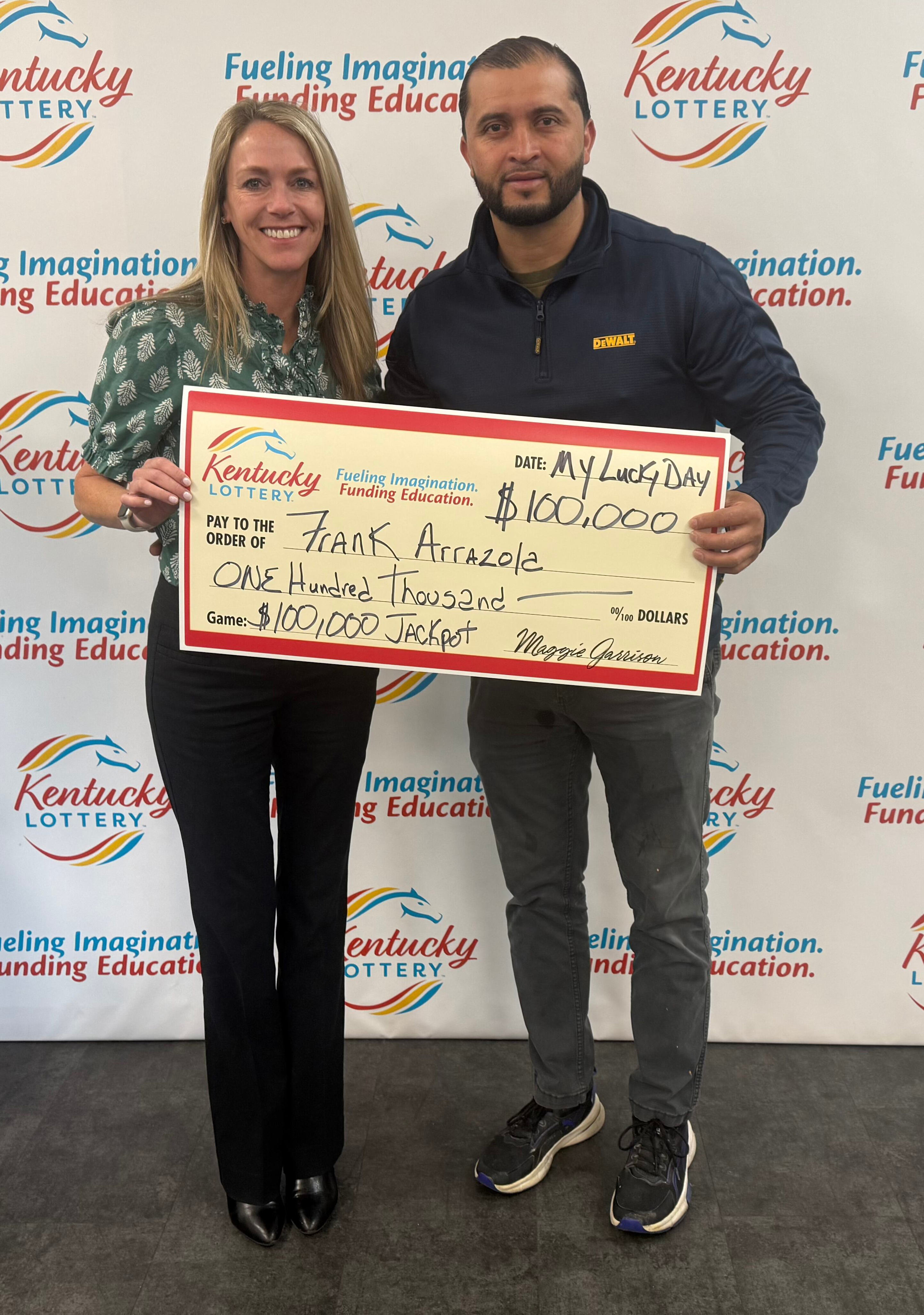 Lexington man wins $100K lottery prize on first ticket purchased