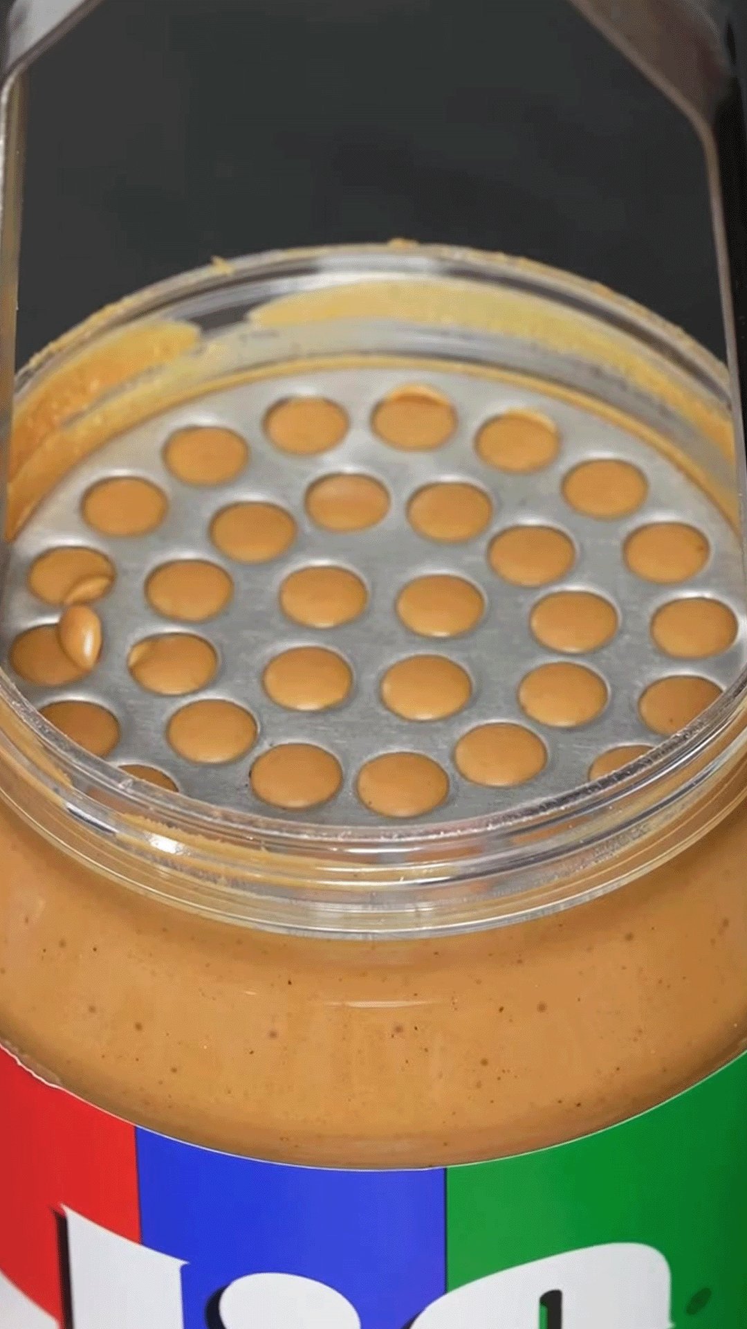 Making peanut butter hotdogs