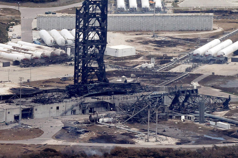 Public warned over Blue Origin rocket debris as photos reveal damage