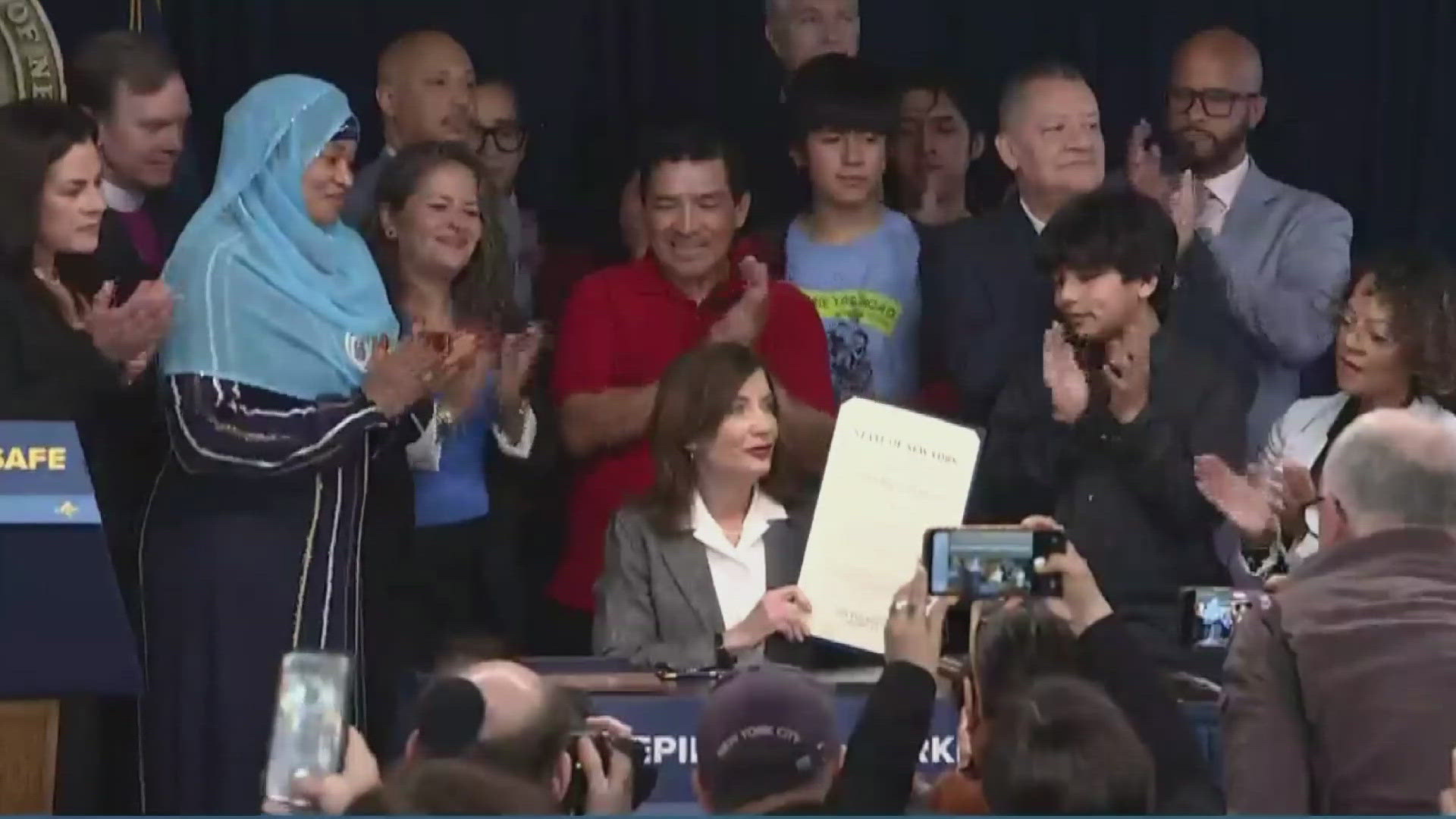 Hochul outlines immigration measures in state budget