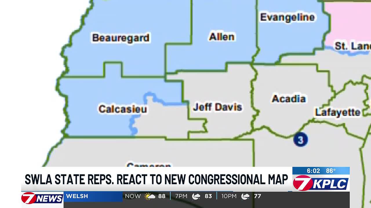 SWLA state reps. react to new congressional map