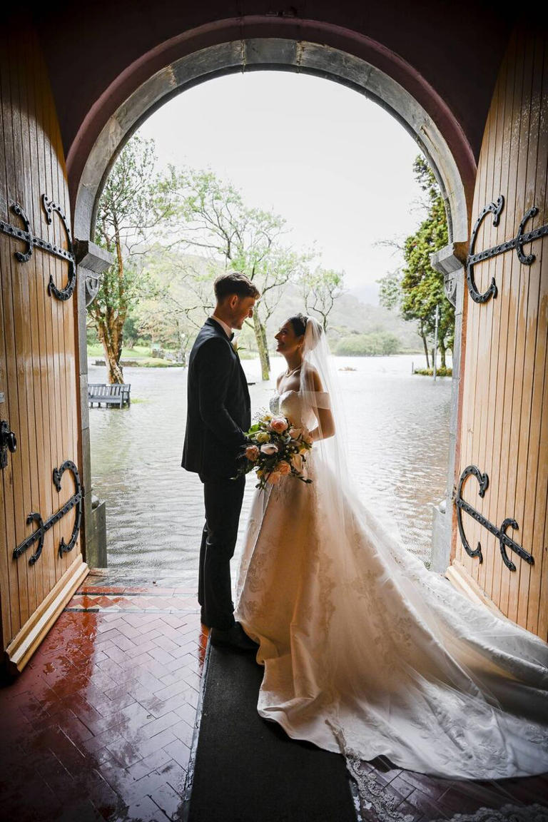 Wedding of the week: We married during Storm Amy as Gougane Barra flooded