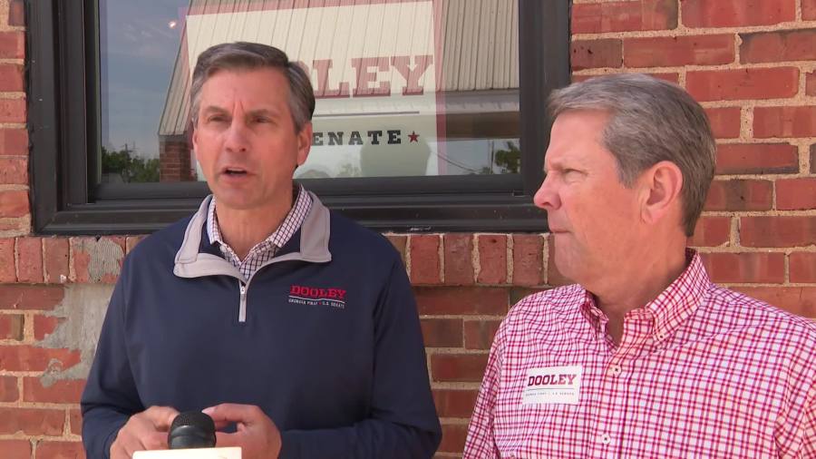 Senate candidate Derek Dooley visits Lincolnton, Augusta
