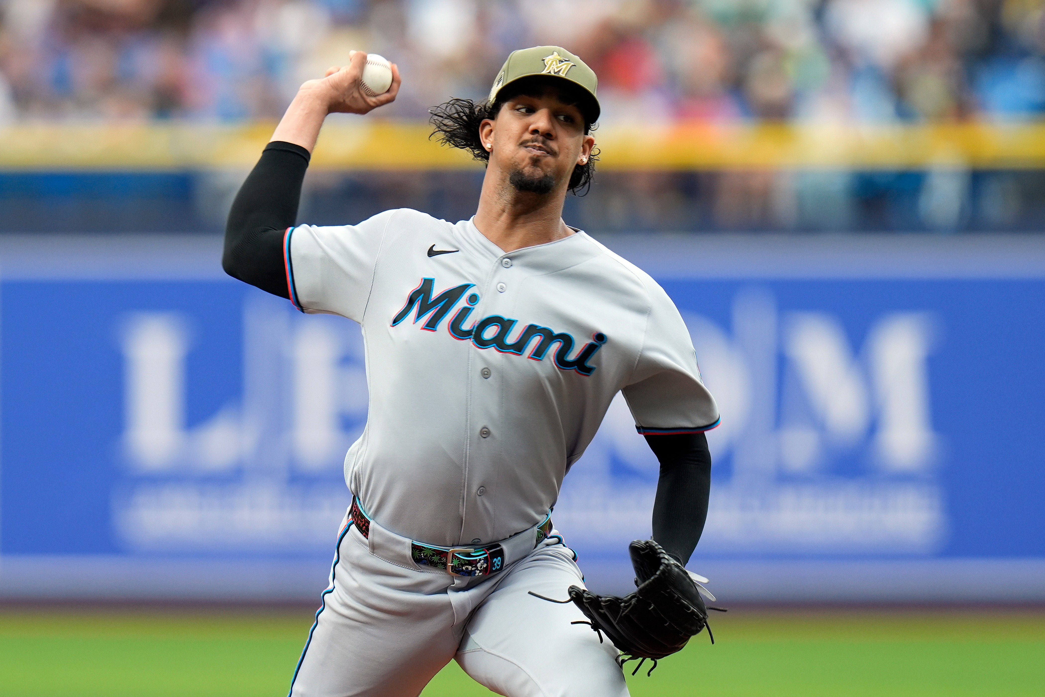Marlins pitcher Eury Pérez expected to miss approximately 8 weeks with ...