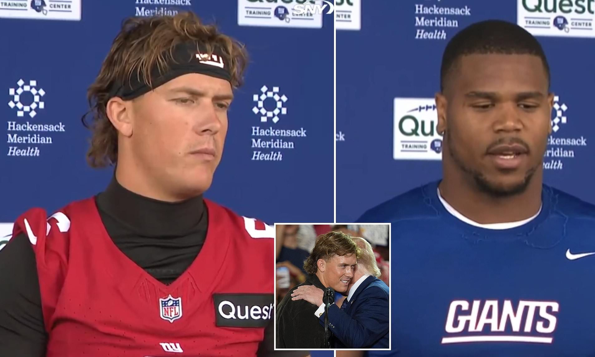 Jaxson Dart breaks silence on locker-room fury over his Donald Trump speech