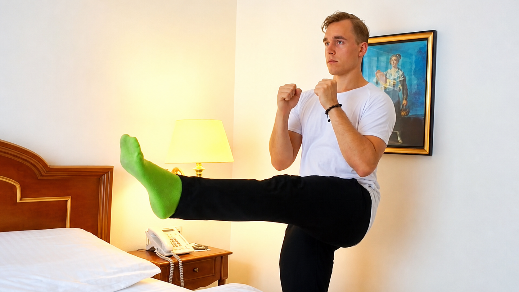 Solo karate training: Practical exercises for limited space