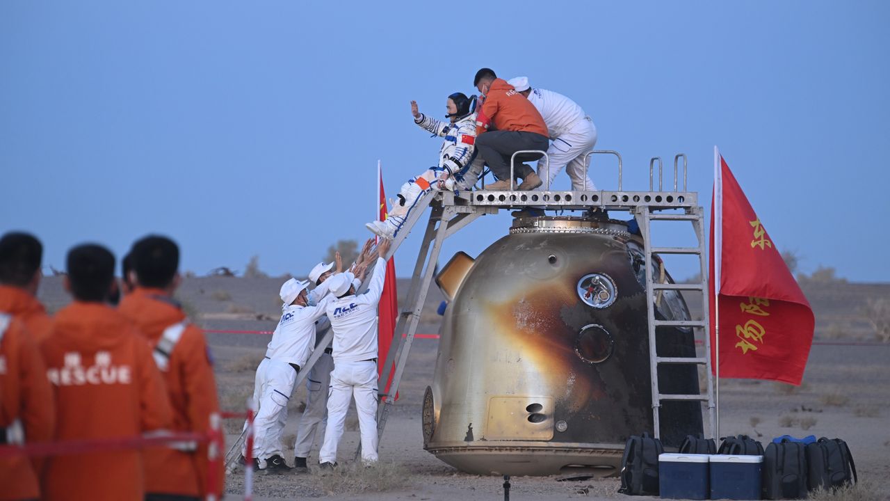 China's Shenzhou 21 astronauts return to Earth after being 'stranded ...