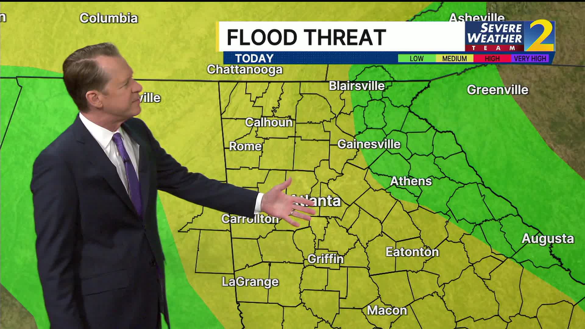 Flash flood warning for metro Atlanta counties canceled
