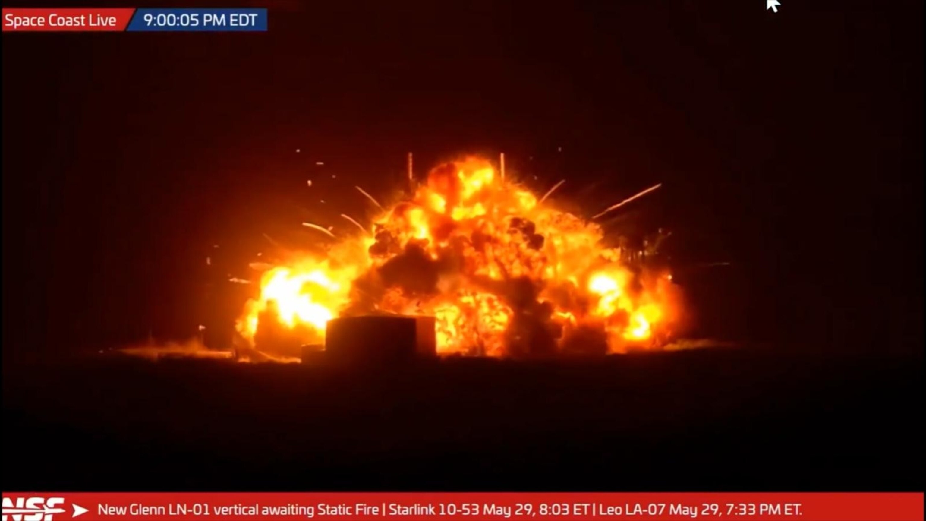 How does the Blue Origin rocket explosion affect upcoming moon missions?