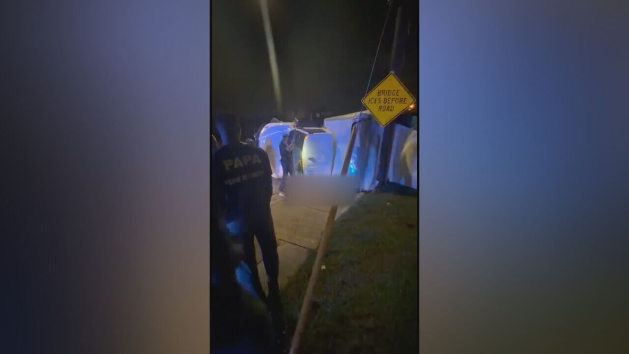 Driver’s head pinned under box truck in crash; rescued by good Samaritans