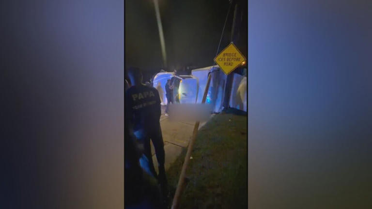 Driver’s head pinned under box truck in crash; rescued by good Samaritans