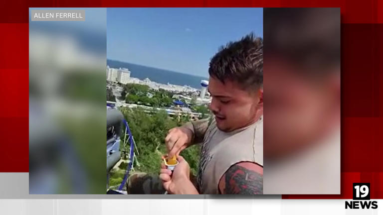 Cedar Point bans man for eating chicken McNuggets while riding ...
