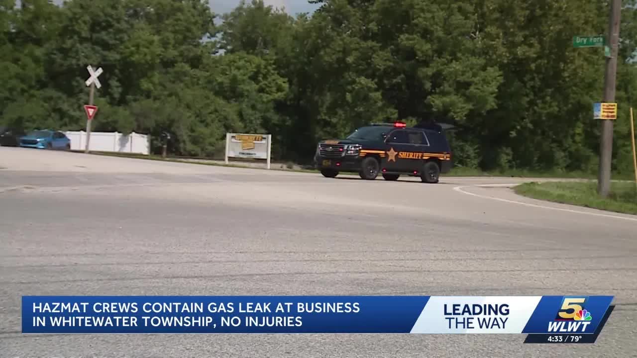 Hazmat crews contain dangerous gas leak in Whitewater Township