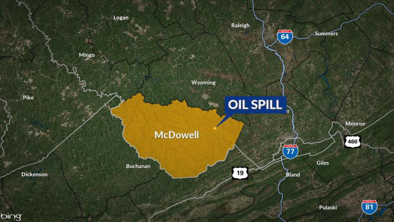 Used oil spills from compressor station in McDowell County