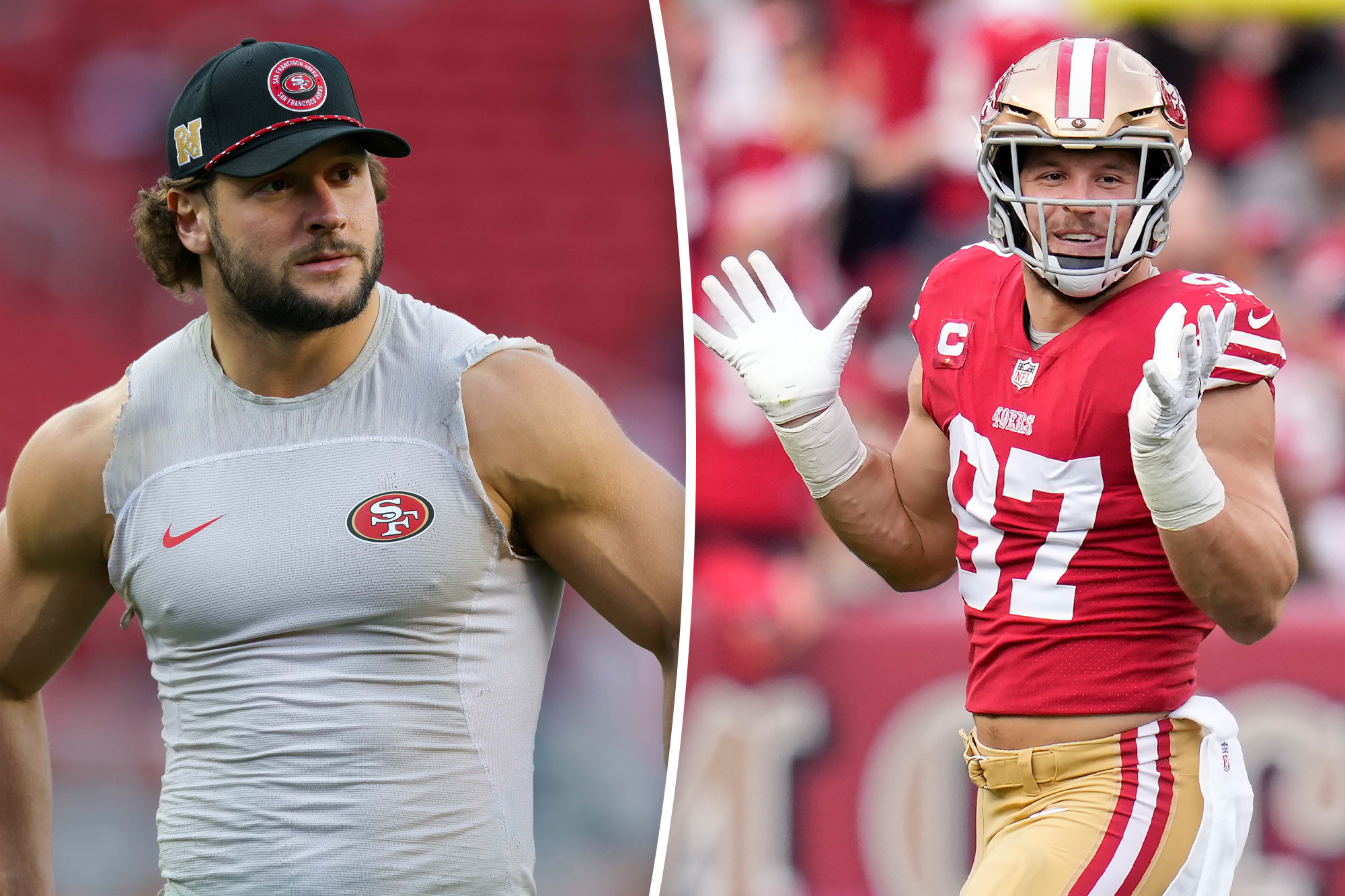 49ers star Nick Bosa reveals return target date from torn ACL: 'I'm ...