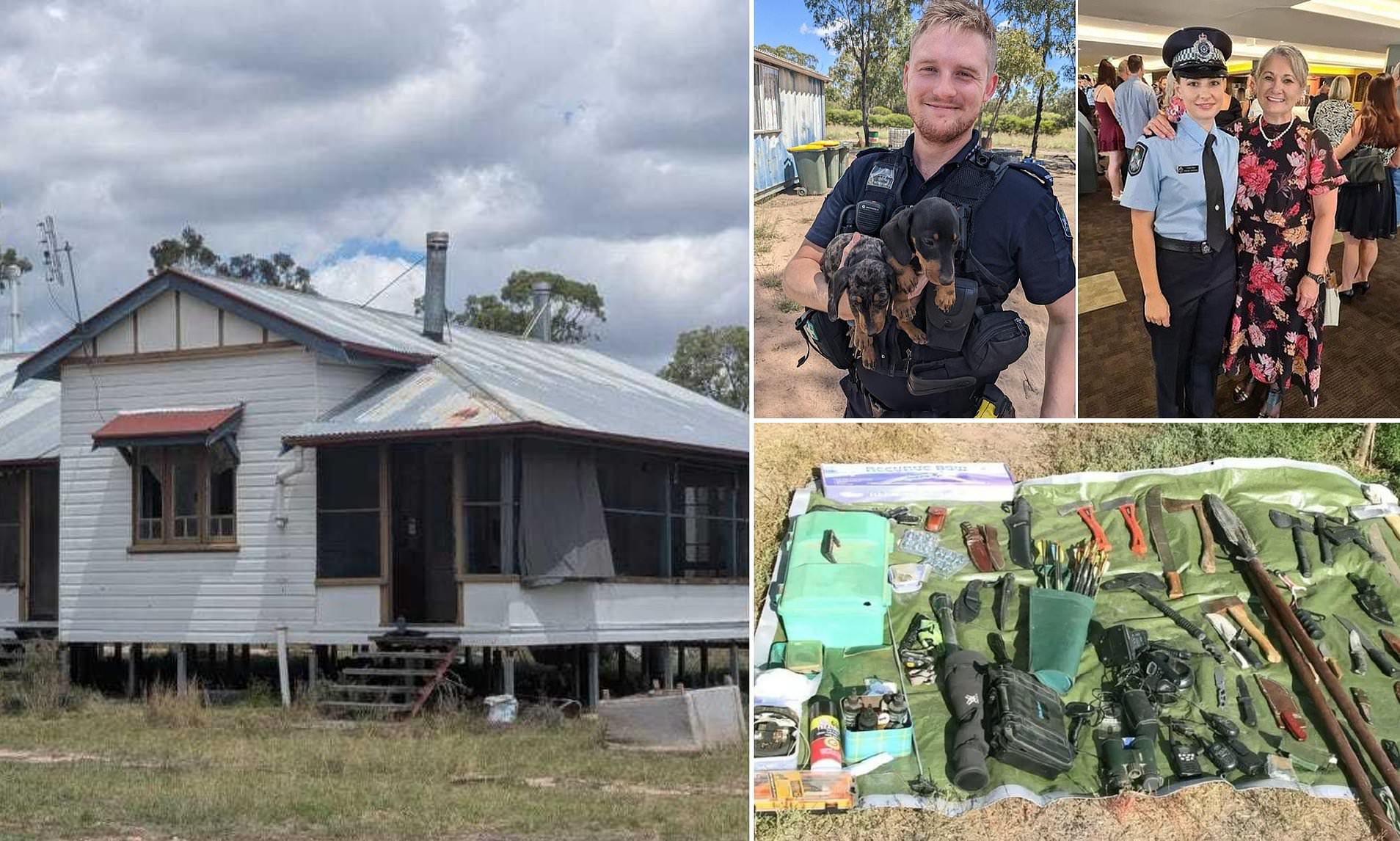 Rural property where two young cops were shot dead by conspiracy ...