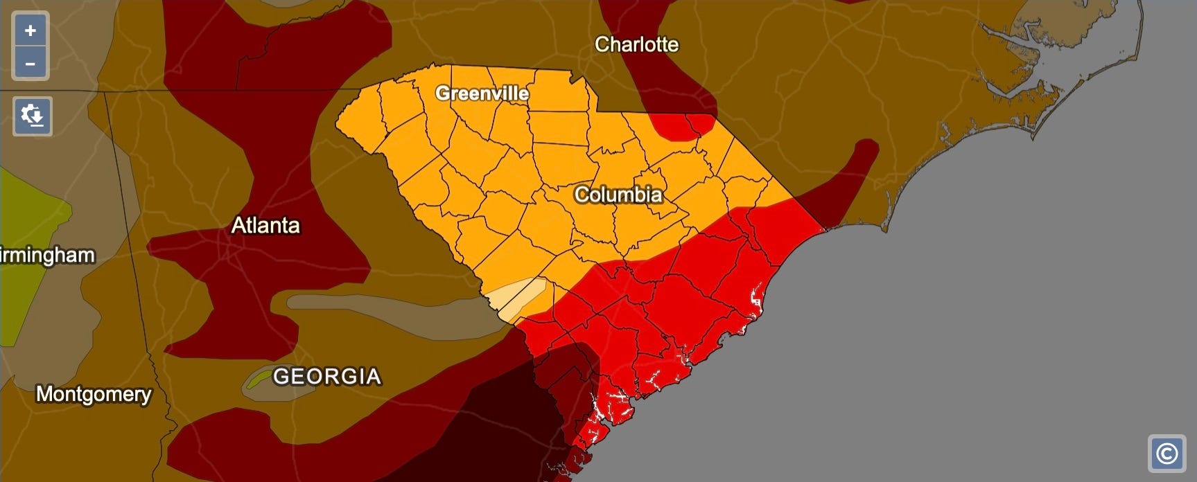 Drought continues to grip South Carolina, but there are some changes