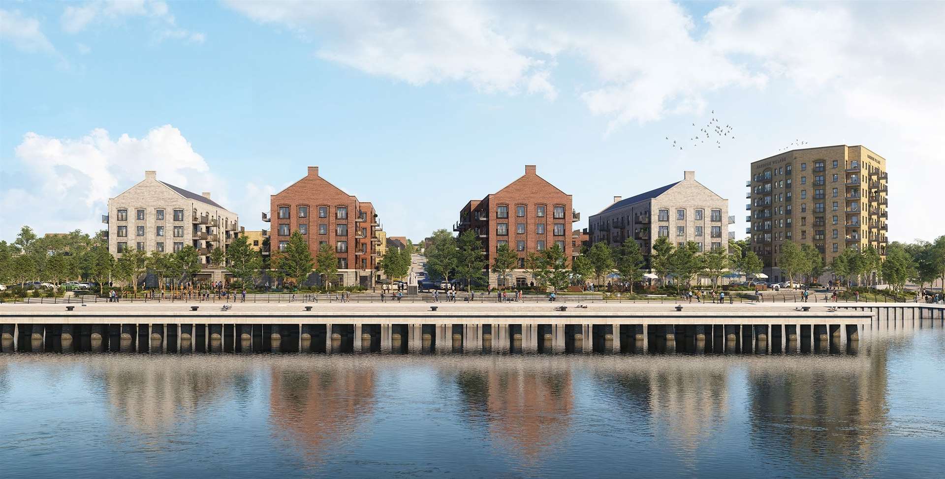 Final phases of Bellway’s Northfleet Harbour Village development approved