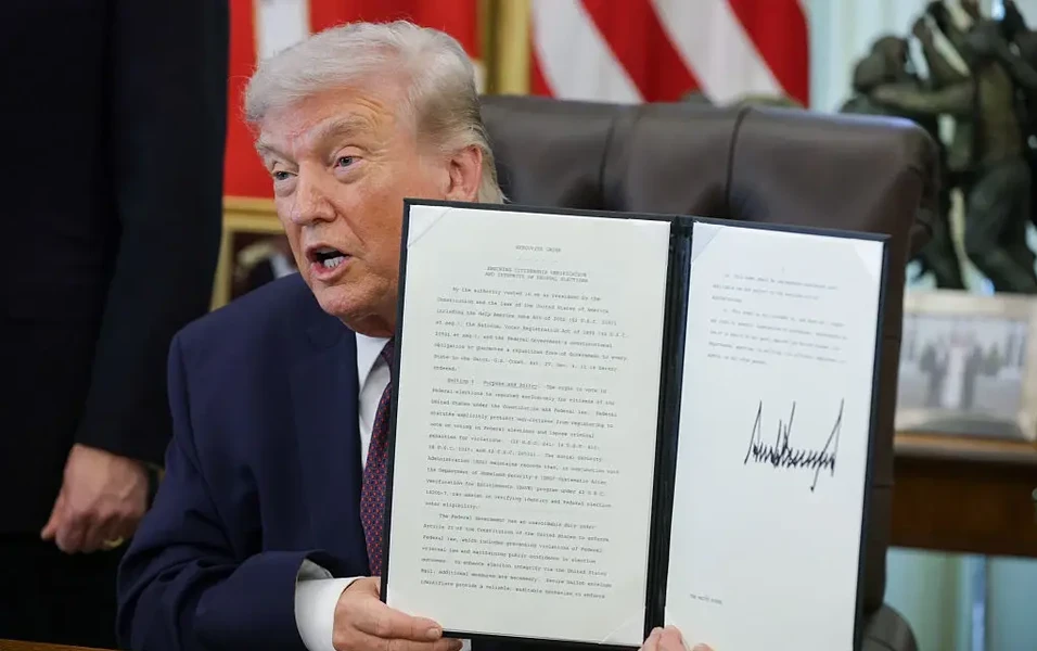 Judge refuses to halt Trump’s election order