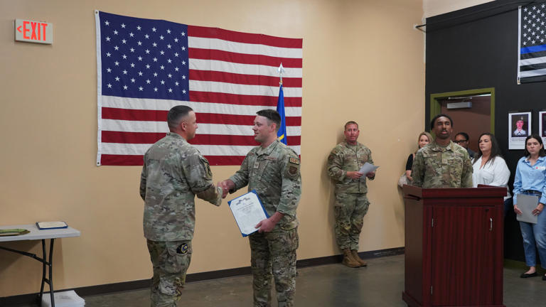 3 airmen honored by Red Cross for saving man’s life after wreck in ...