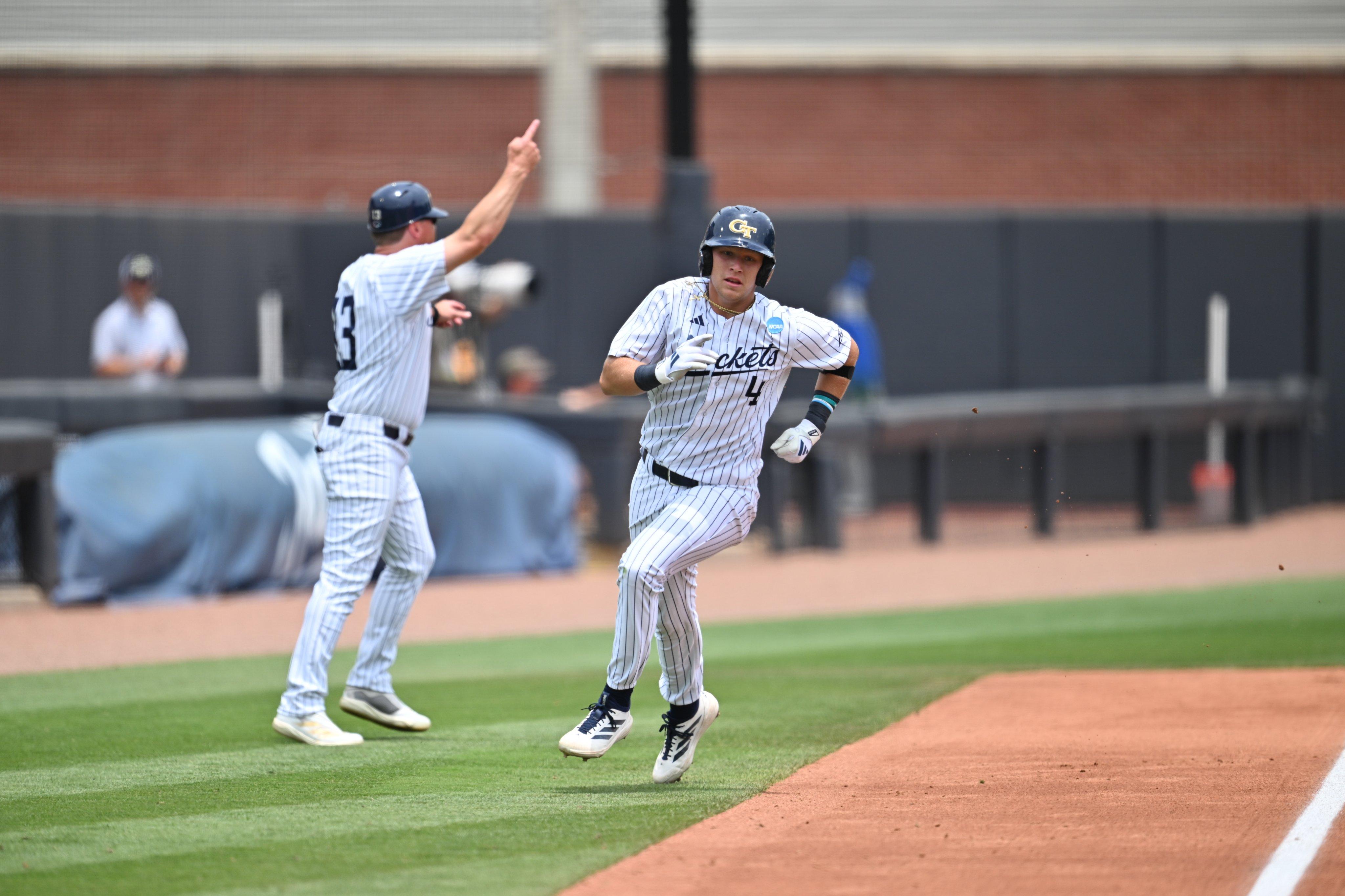 #2 GT baseball obliterates UIC 22-5 to start NCAA regional