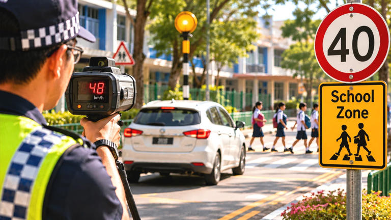 SPF: 1,918 speeding violations at Singapore school zones in Q1 2026 ...