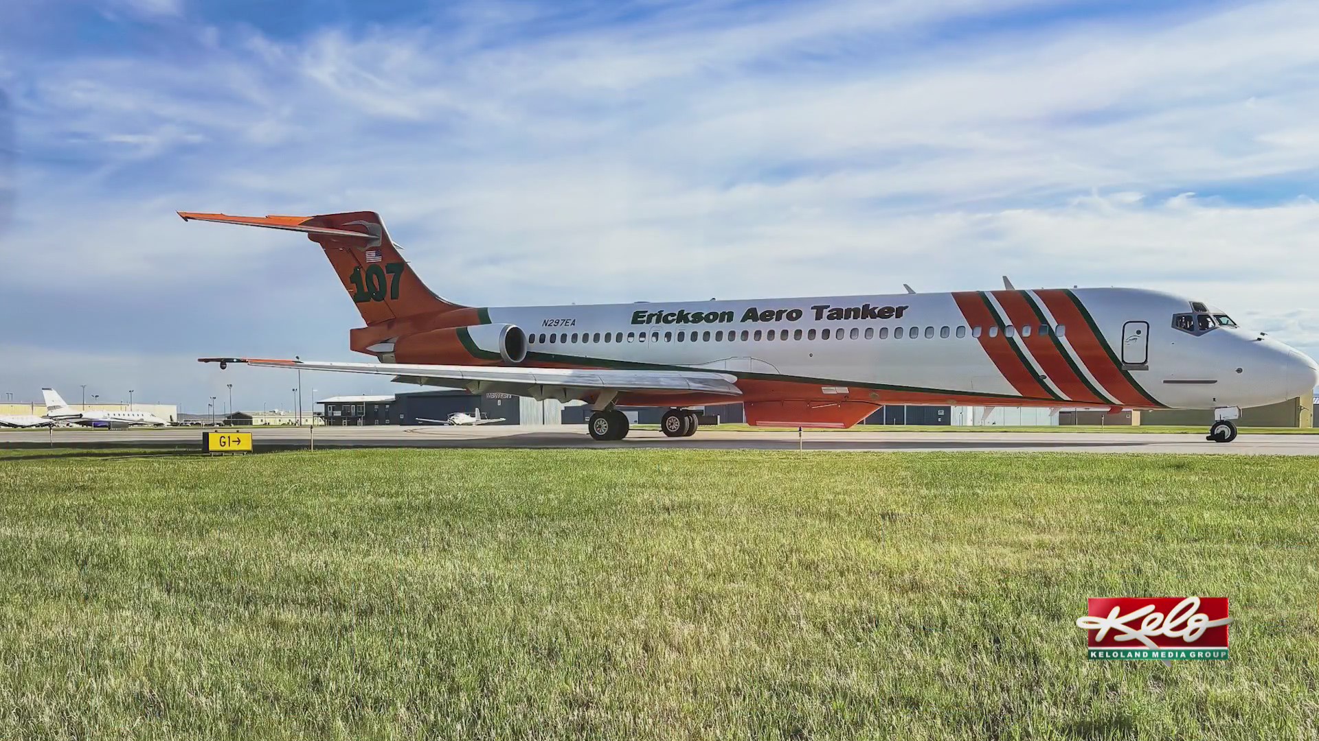 Unusual aircraft at RC airport tied to Montana fire