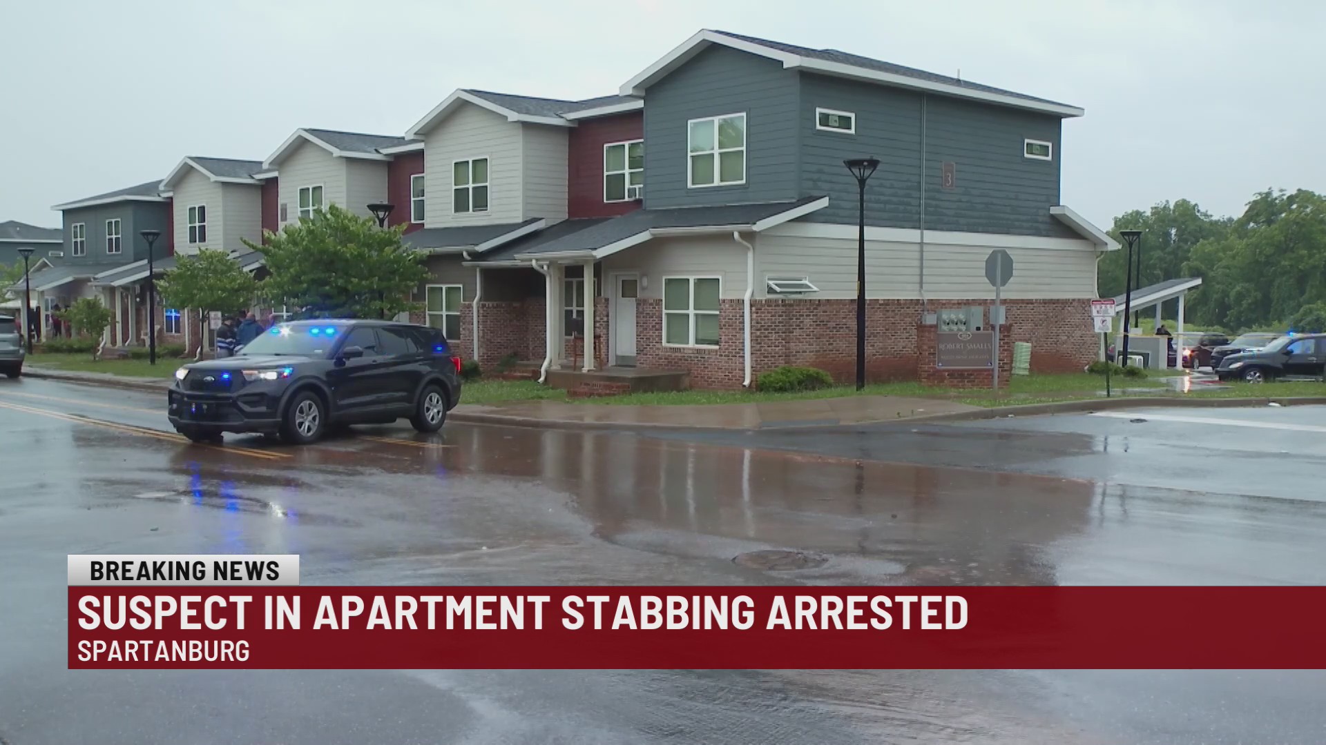 Stabbing suspect found walking along Spartanburg Co. highway