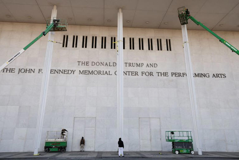 US judge orders removal of Trump's name from Kennedy Center